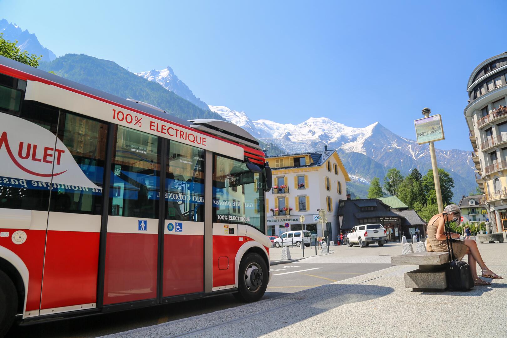 Transport vor Ort : Chamonix Mont Blanc