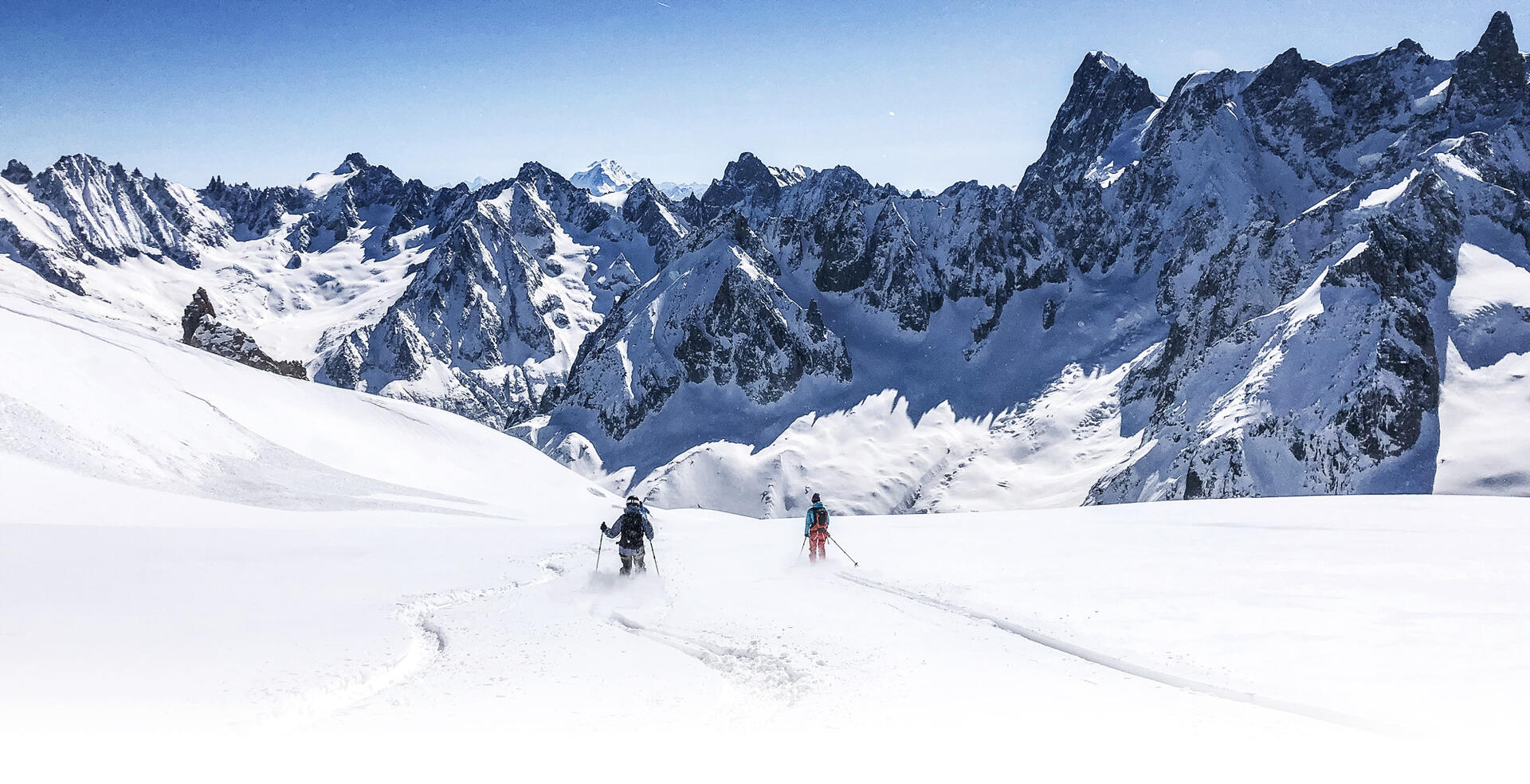 La Vallée Blanche, die legendäre Off-Piste im Tal von Chamonix : Chamonix Mont Blanc